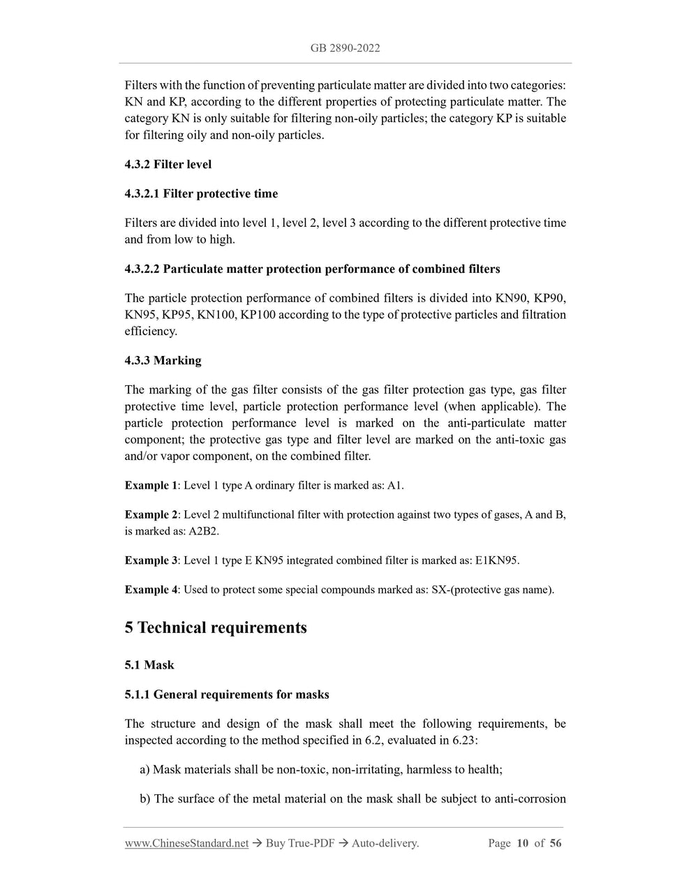 GB 2890-2022 English PDF – www.ChineseStandard.us (www.ChineseStandard.net)