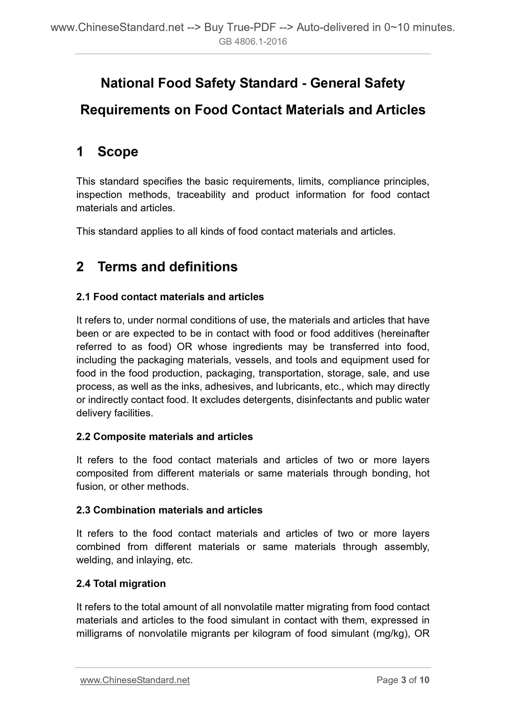 GB 4806.1-2016 English PDF – www.ChineseStandard.us (www.ChineseStandard.net)