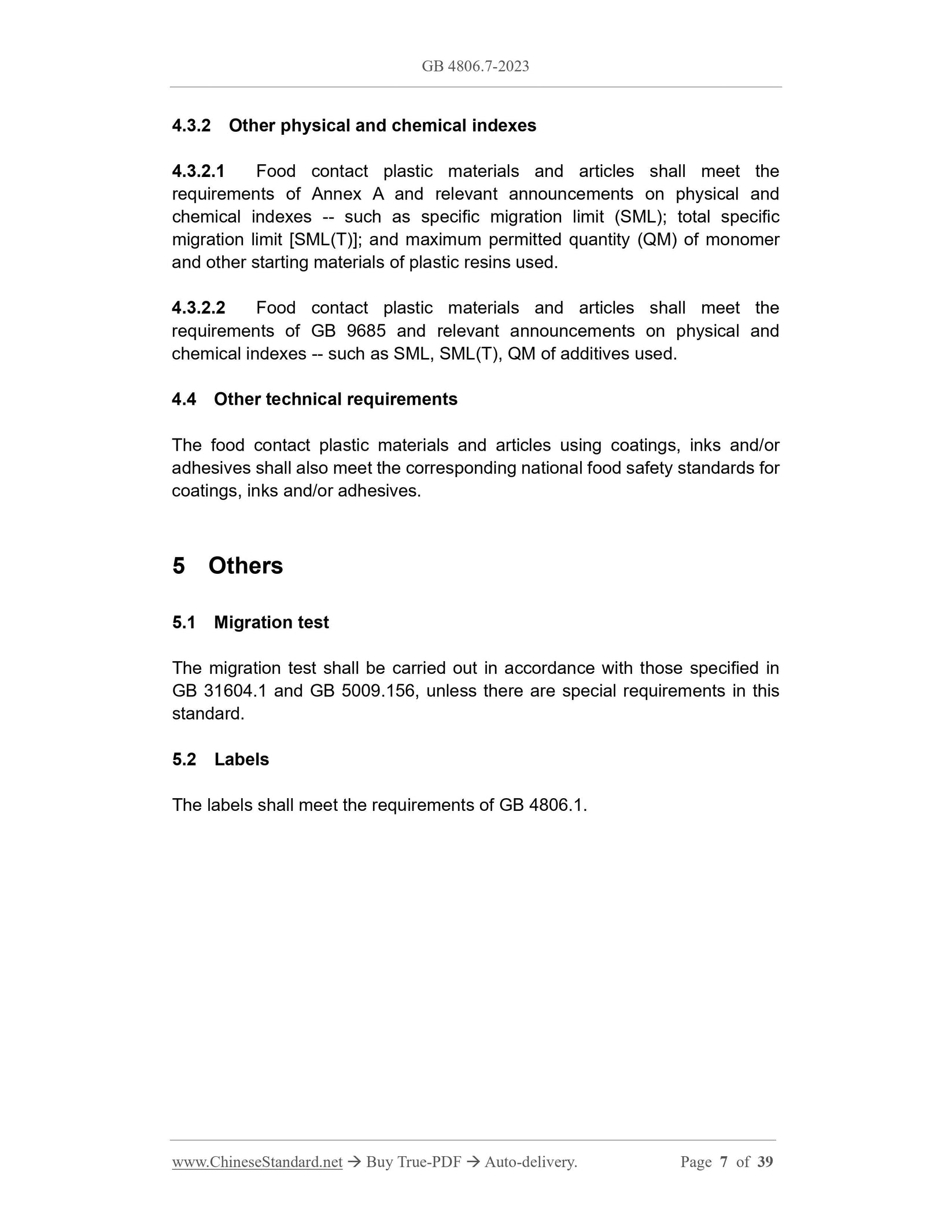 GB 4806.7-2023 English PDF – www.ChineseStandard.us (www ...