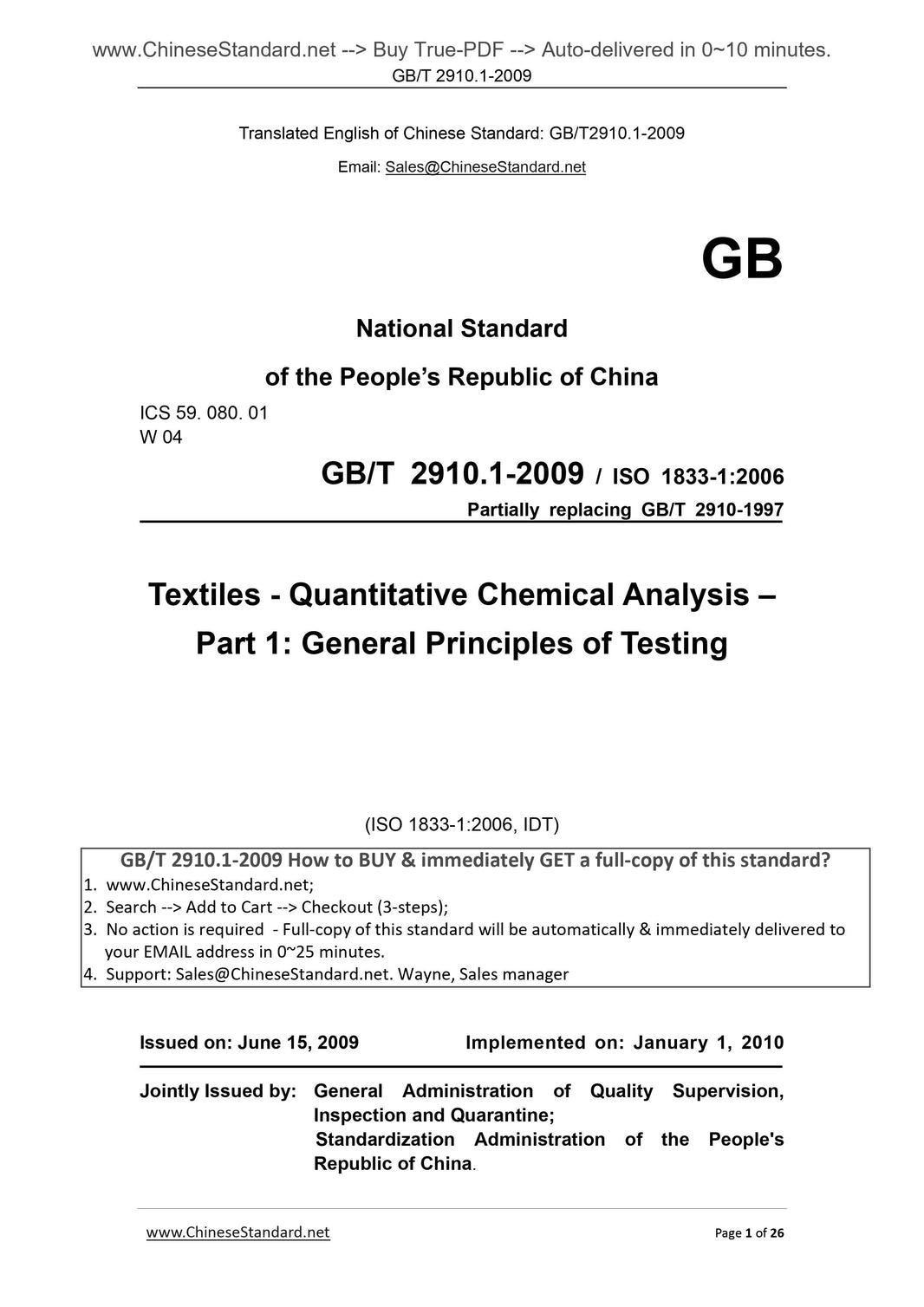 GB/T GBT Chinese standards – Sales@ChineseStandard.net (Field Test Asia ...