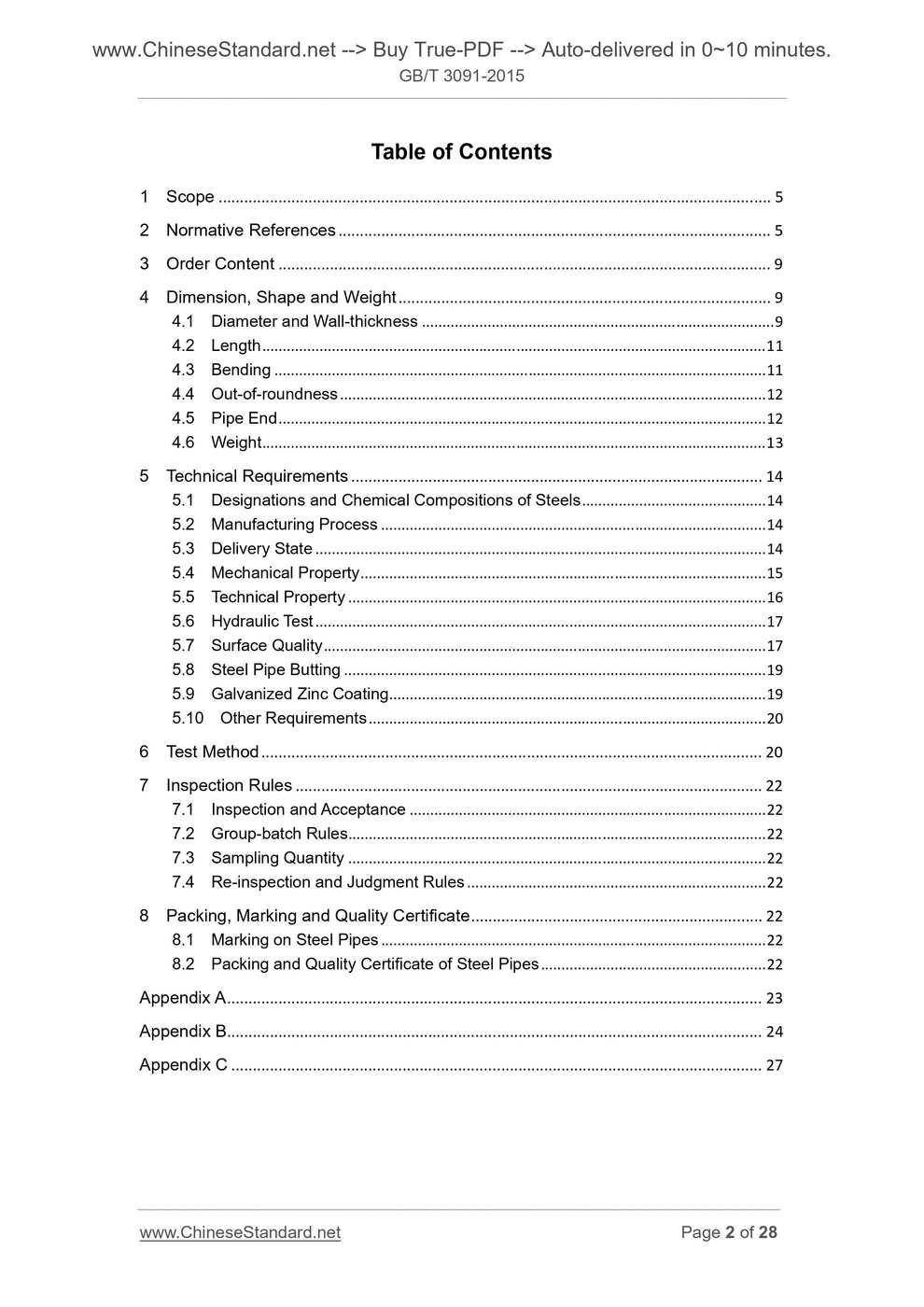 GB/T 3091-2015 English PDF (GB/T3091-2015) – www.ChineseStandard.us (www.ChineseStandard.net)