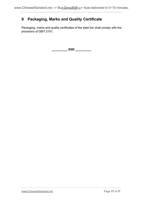 GB/T 699-2015 English PDF (GB/T699-2015) – www.ChineseStandard.us (www.ChineseStandard.net)