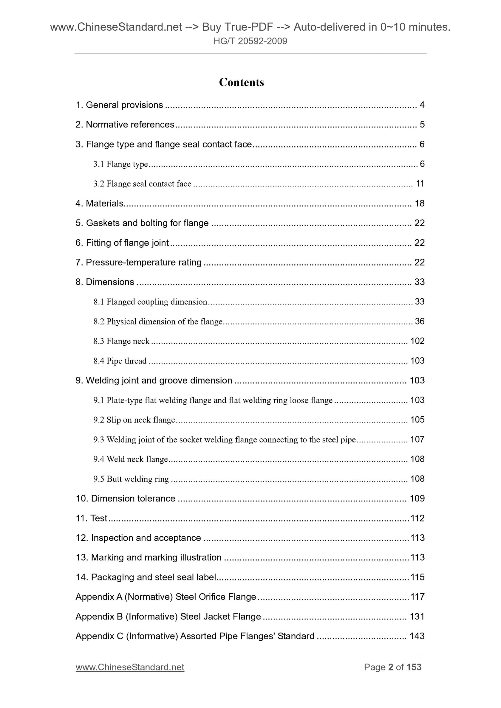 HG/T 20592-2009 English PDF (HG/T20592-2009) – www.ChineseStandard.us ...