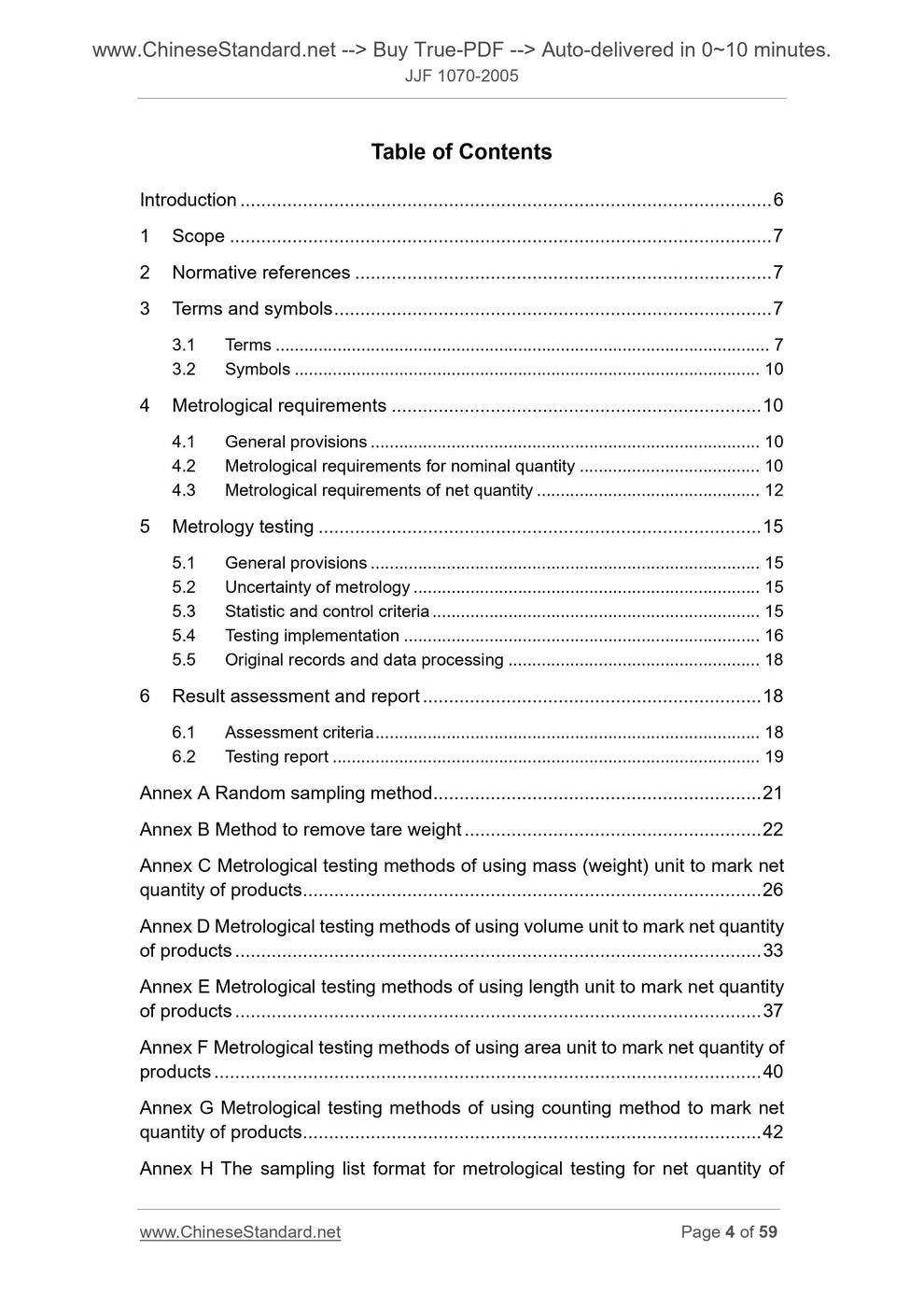 JJF 1070-2005 English PDF (JJF1070-2005) – Sales@ChineseStandard.net ...