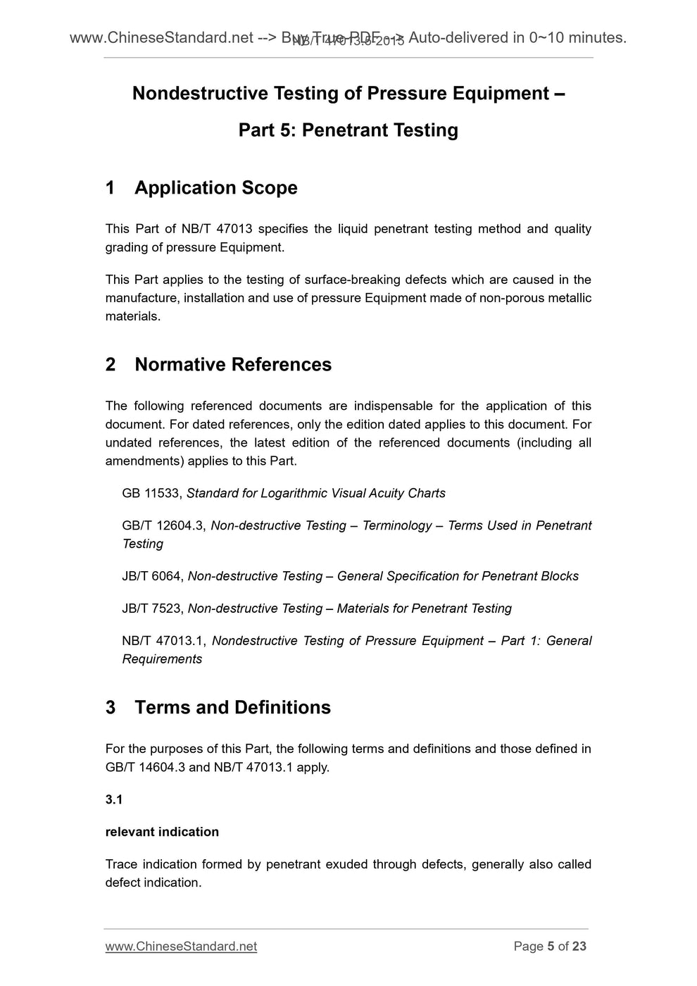 NB/T 47013.5-2015 English PDF (NB/T47013.5-2015) – www.ChineseStandard ...